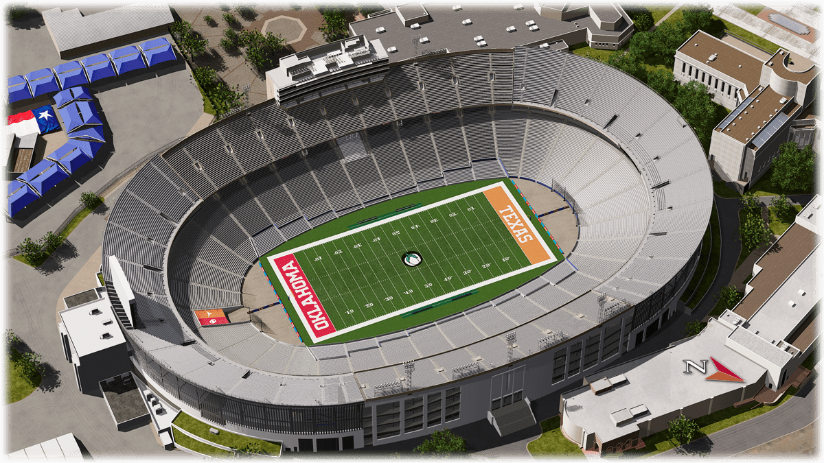 Cottonbowl Stadium - Red River