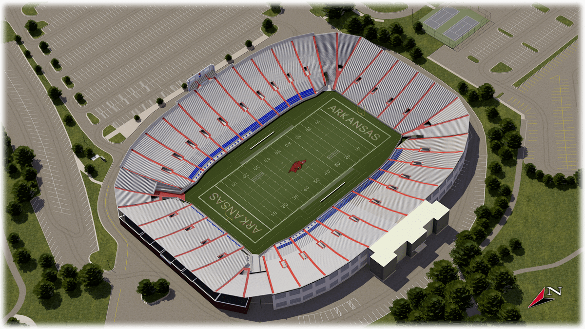 University of Arkansas War Memorial Stadium